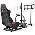 Amazon.com: Dardoo Racing Simulator Cockpit Vertical Bracket with ...