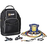 Amazon.com: Yellow Jacket 40887 TITANMAX Digital Manifold Backpack Kit ...