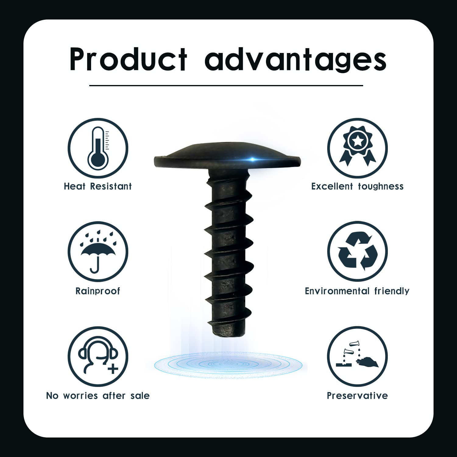 Mua 20pcs Screw Bolt Retainer Fender Liner Under Cover - Screw Truss ...