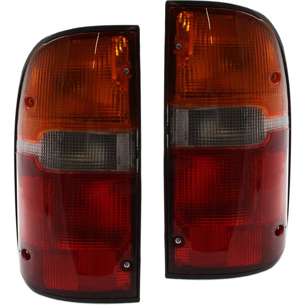 For 1995-2000 Toyota Tacoma Pair Rear Tail Lights Driver and Passenger ...