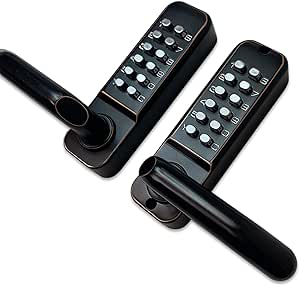 KIASET Mechanical Keyless Door Lock Double Sided Keypad Push Button ...