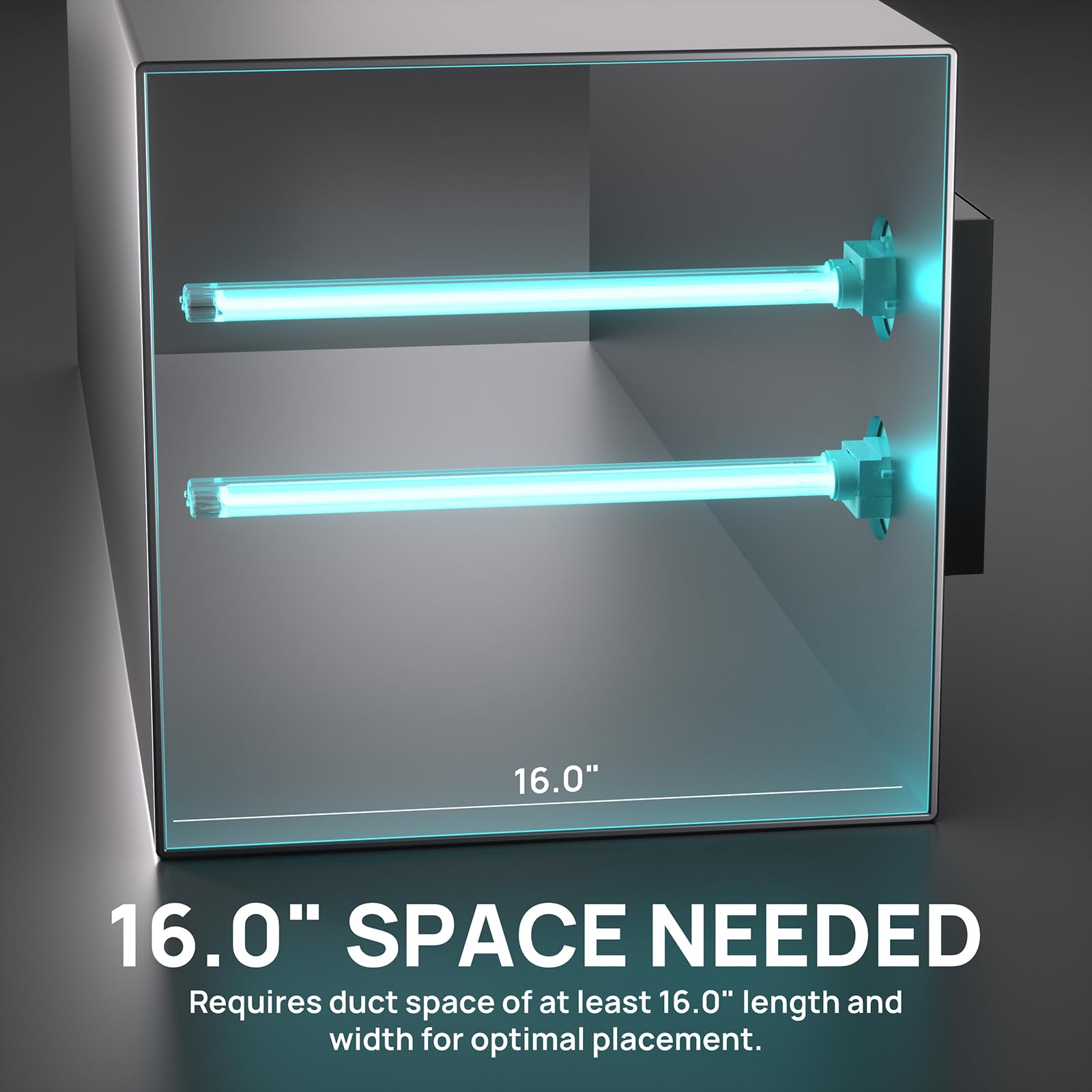 TURBRO AC 120V 72W HVAC UV Light Kit Air Purifier, Comes With Two 4-Pin ...