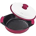 Amazon.com: MKYSAIL Microwave Grill Pan,Deep Microwave Crisper|Grill ...