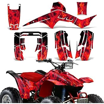 Amazon.com: Honda TRX250R Graphics Decal kit 1986-1989 by ...