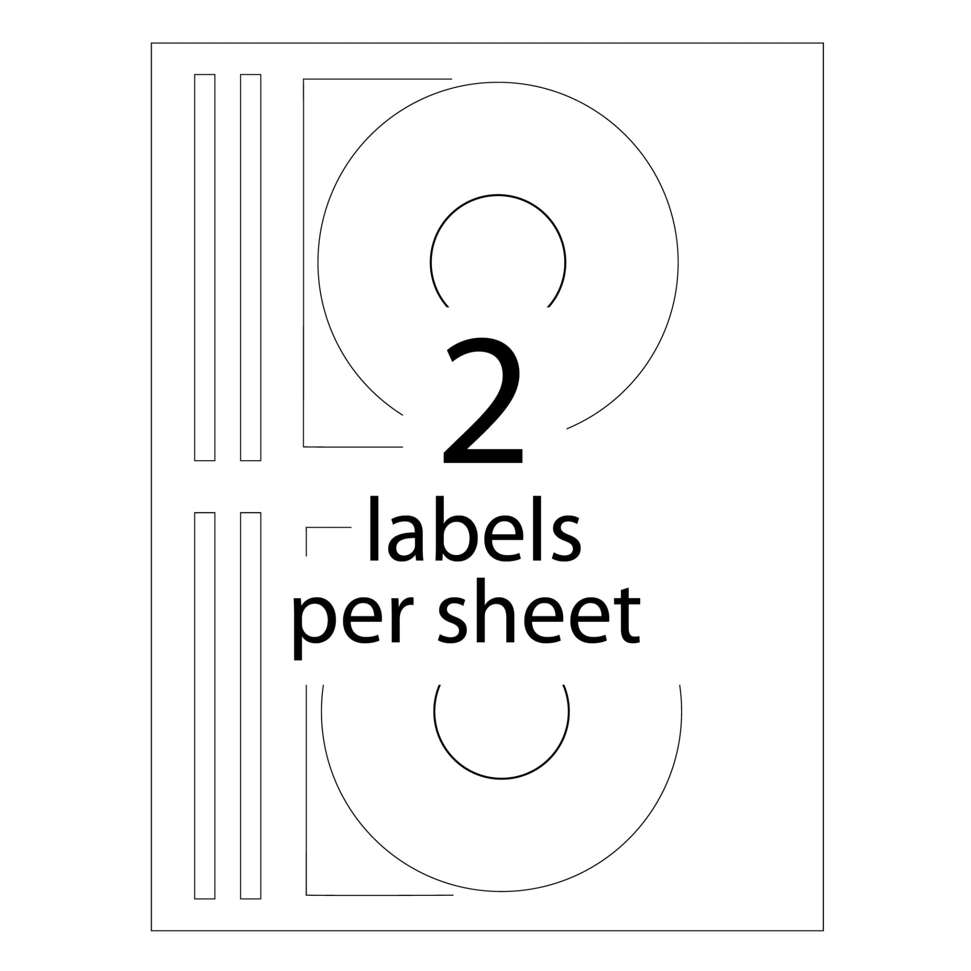 Mua Avery CD Labels, Print to The Edge, Permanent Adhesive, Matte, 40 ...
