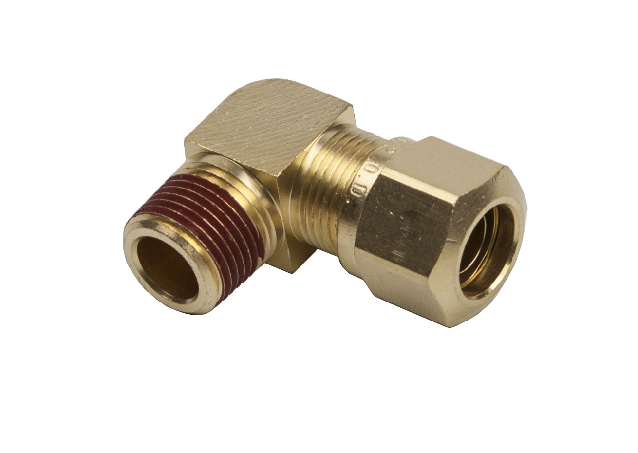LTWFITTING DOT Air Brake Male Elbow, 3/8" Tube OD x 1/4" Male NPT Compression Fitting (Pack of 5 ...