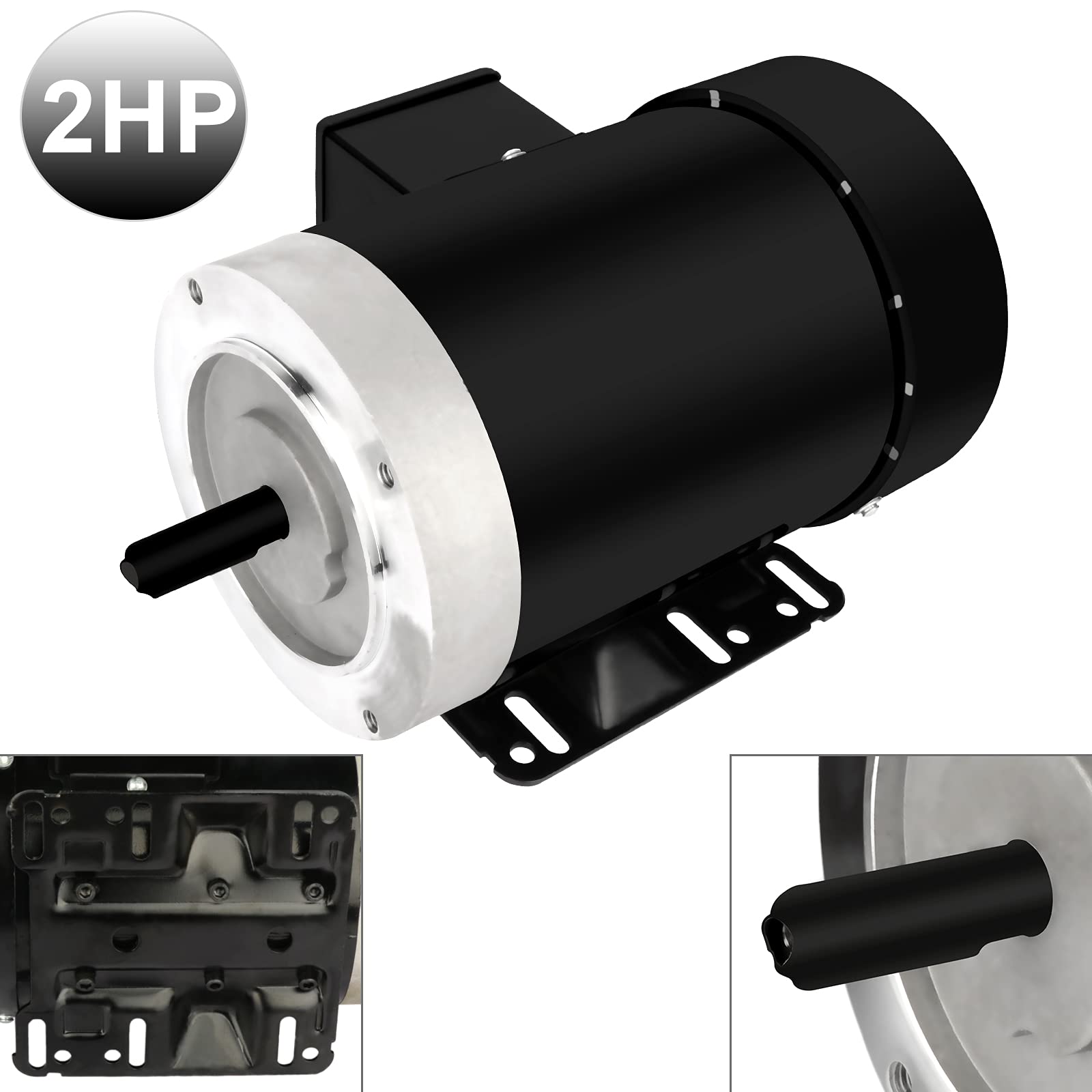 Mua 2HP Electric Motor 3450 RPM General Purpose Three Phase Motor 230V ...