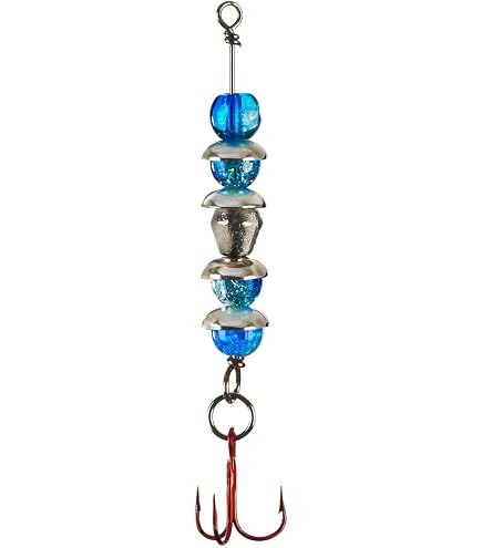 Vertical Jigging Bait With Red Treble Hook Lindy Frostee Jigging Spoon ...