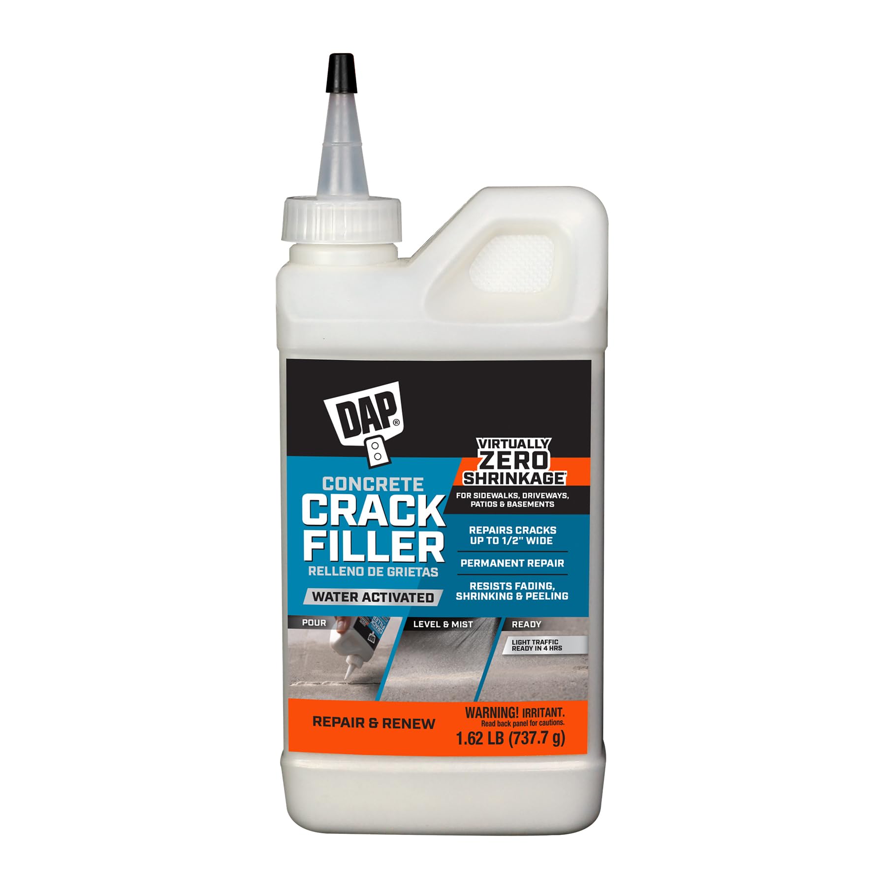 DAP Concrete Crack Filler, Gray, 1.62 lb (7079860500) for sale | Delran ...