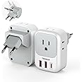 Amazon.com: TESSAN European Travel Plug Adapter 2 Packs, Type C Europe ...