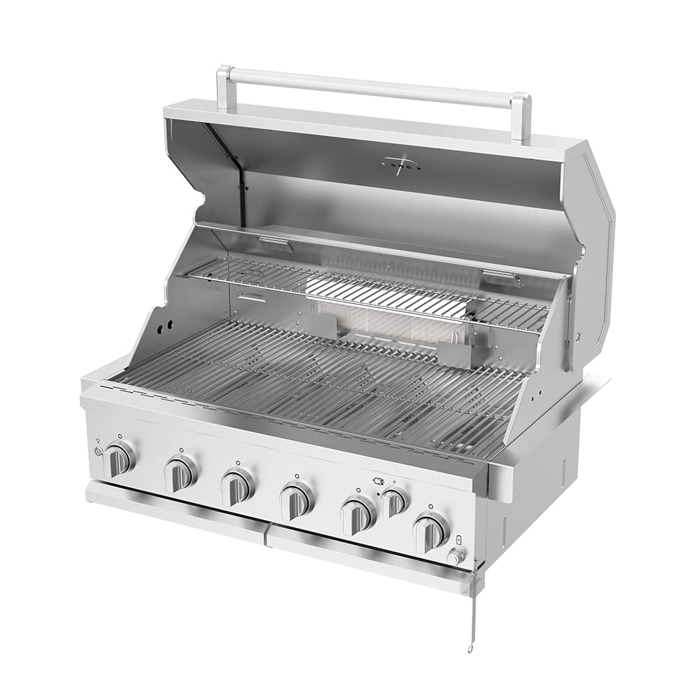 Mua Premium Grill Built-in Head, 6-Burner with Rear Burner Propane ...