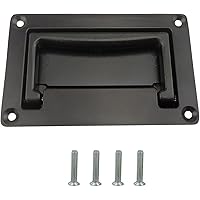 YUDTKK Zinc Alloy Recessed Pull Handle Container Handle Black Flush ...