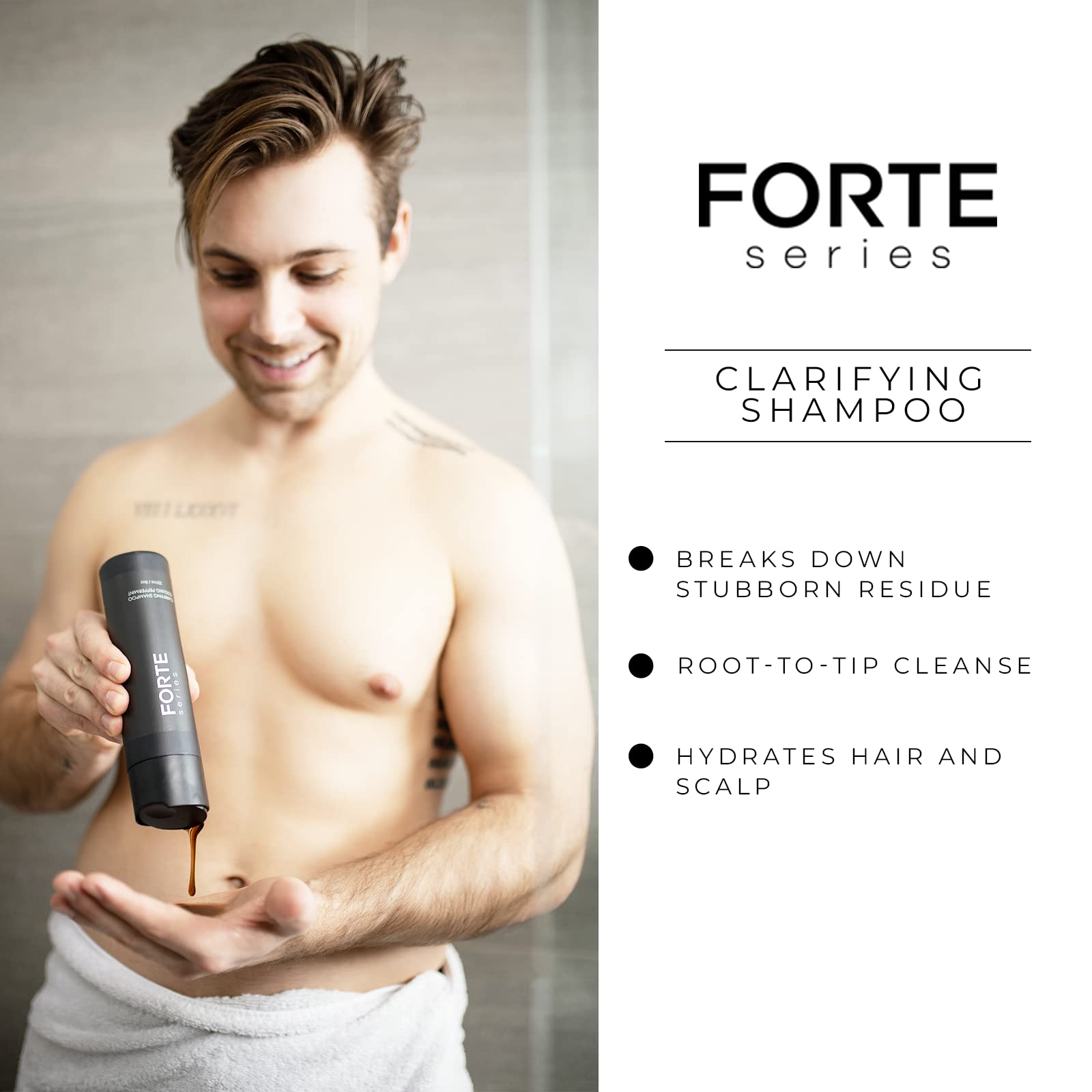 Mua Clarifying Shampoo for Men by Forte Series Hydrating & Clarifying ...