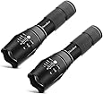 2Pcs Tactical Flashlight with Magnetic Base & Zoom Function, TacLight ...