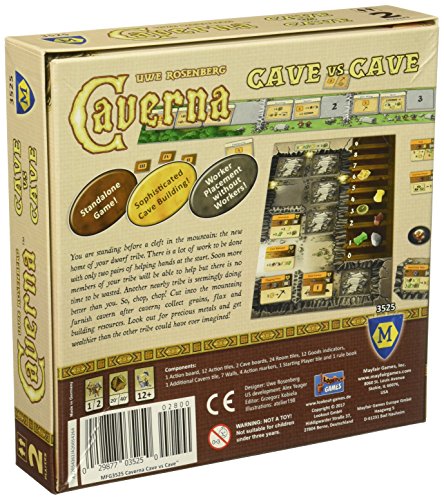 Caverna The Cave Farmers Cave vs. Cave Board Game | Cave Mining and ...