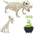 Amazon.com : UMEELR Halloween Animal Skeletons, Cats and Dogs Pose-N ...