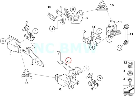 Amazon.com: BMW Genuine Left Ride Height Sensor Bracket: Automotive