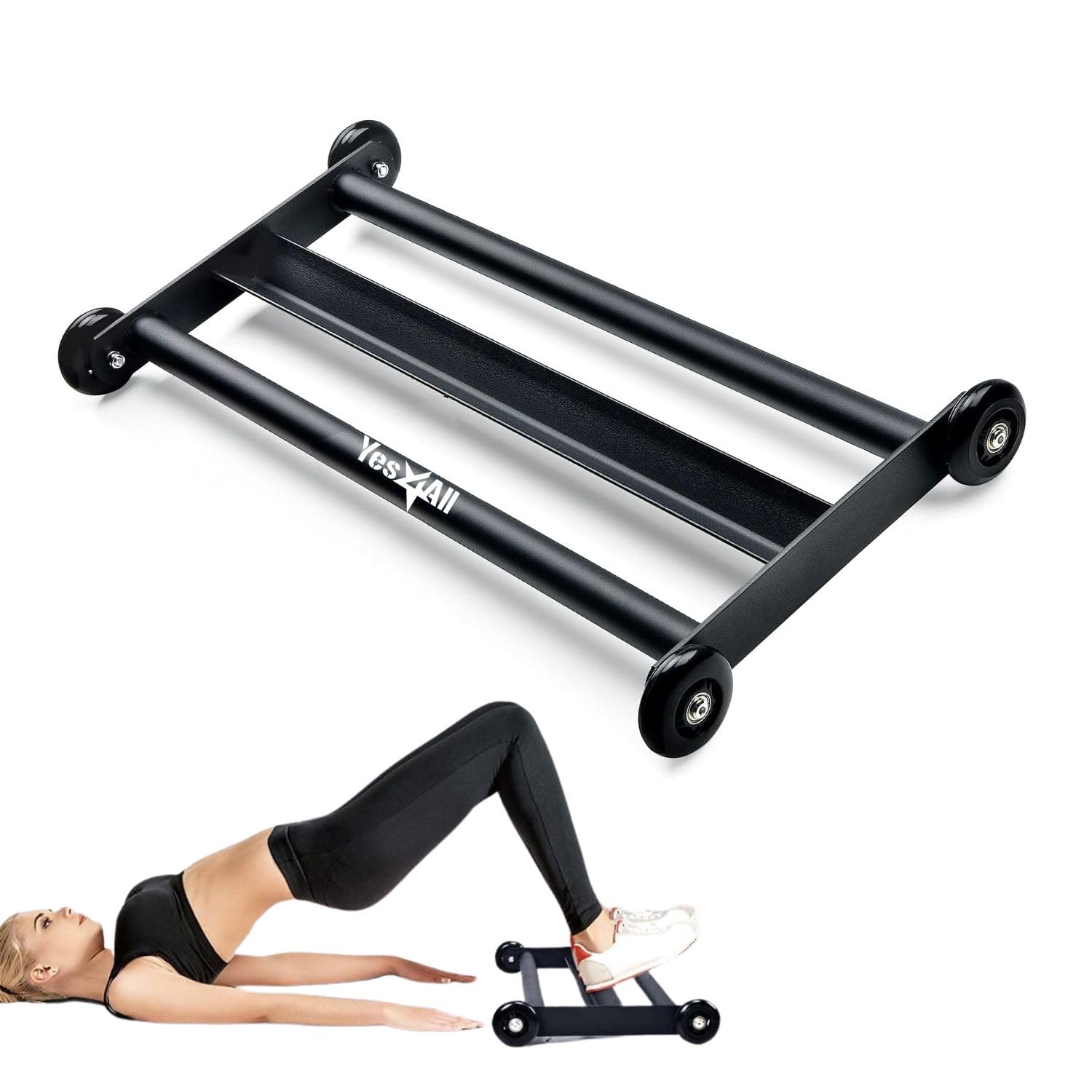 Mua Yes4All Glute Ham Glider, Exercise Wheels for Home Gym Fitness ...