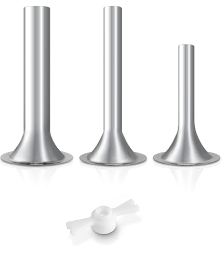 Sausage Making Tubes 3-Piece #12 Sausage Stuffer Tube Set – Stainless ...