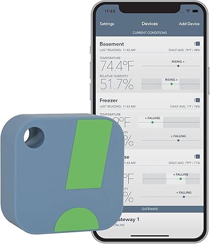 SensorPush HT1 Smart Temperature Sensor and Humidity Sensor - Bluetooth ...