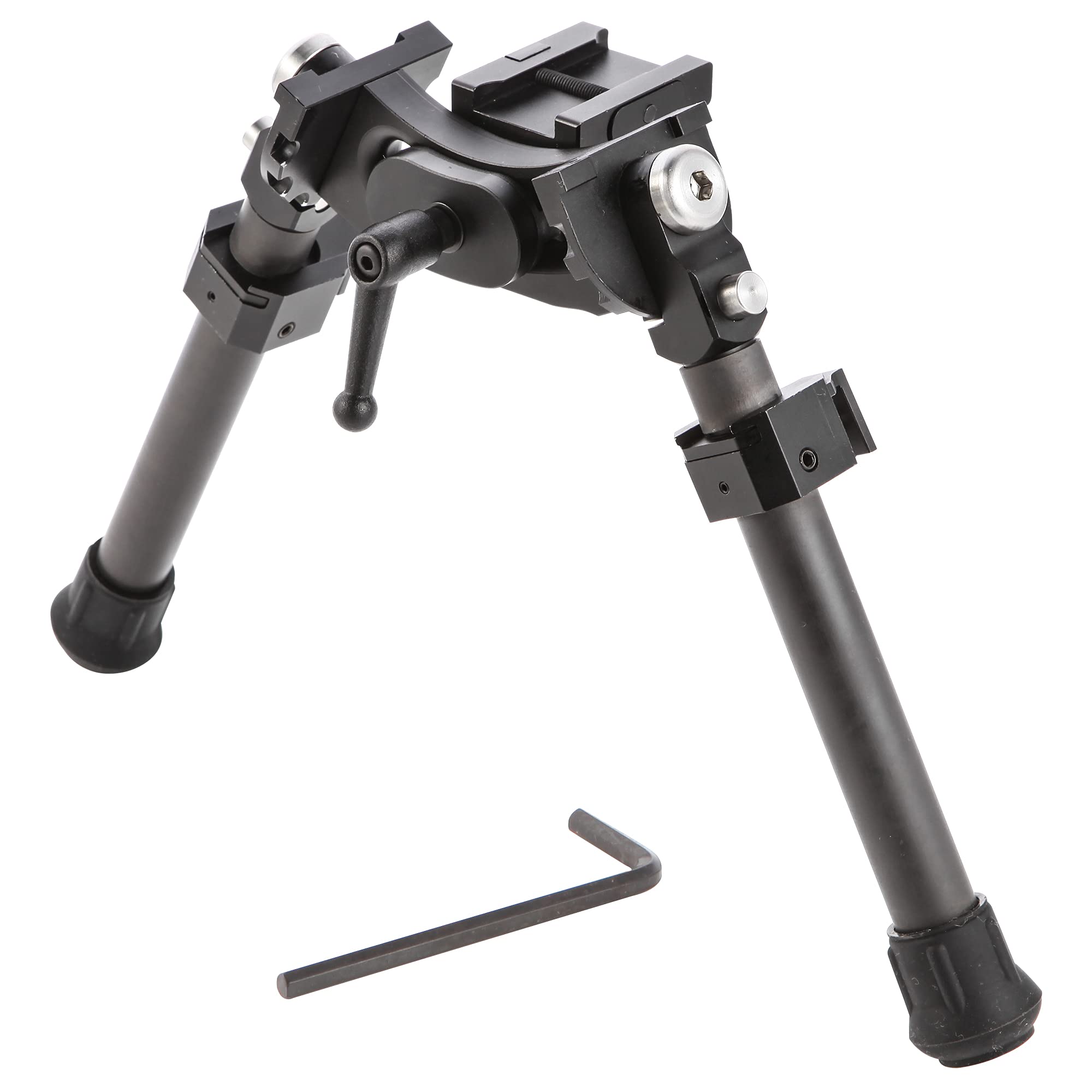 UUQ 8" - 12” Adjustable Bipod, Heavy Duty Carbon Fiber Tactical Rifle ...