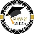 Amazon.com: Graduation Cap Class of 2025 Sticker Labels by Adore By Nat ...