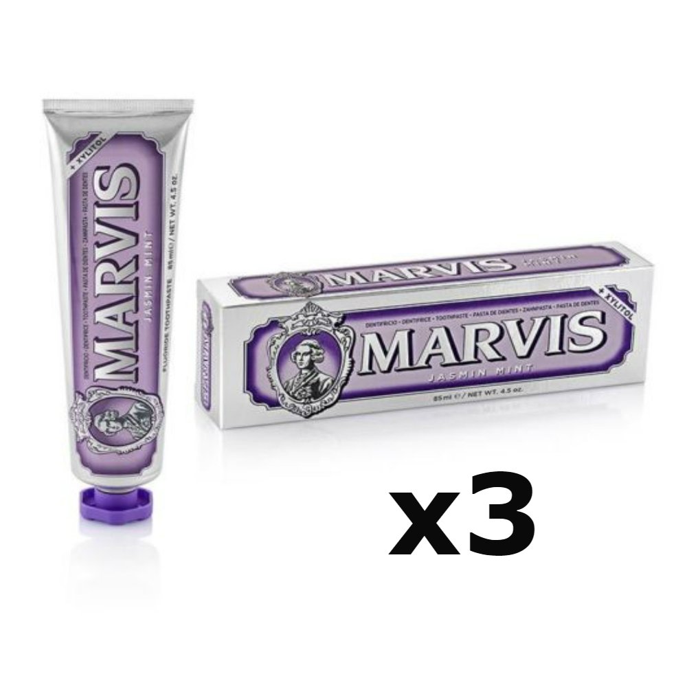 Marvis Toothpaste Jasmin Mint, 3-pack (3x 85ml): Amazon.co.uk: Health ...