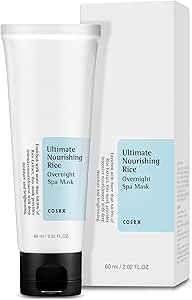 COSRX Ultimate Nourishing Rice Overnight Spa Mask, 1 count : Amazon.com ...