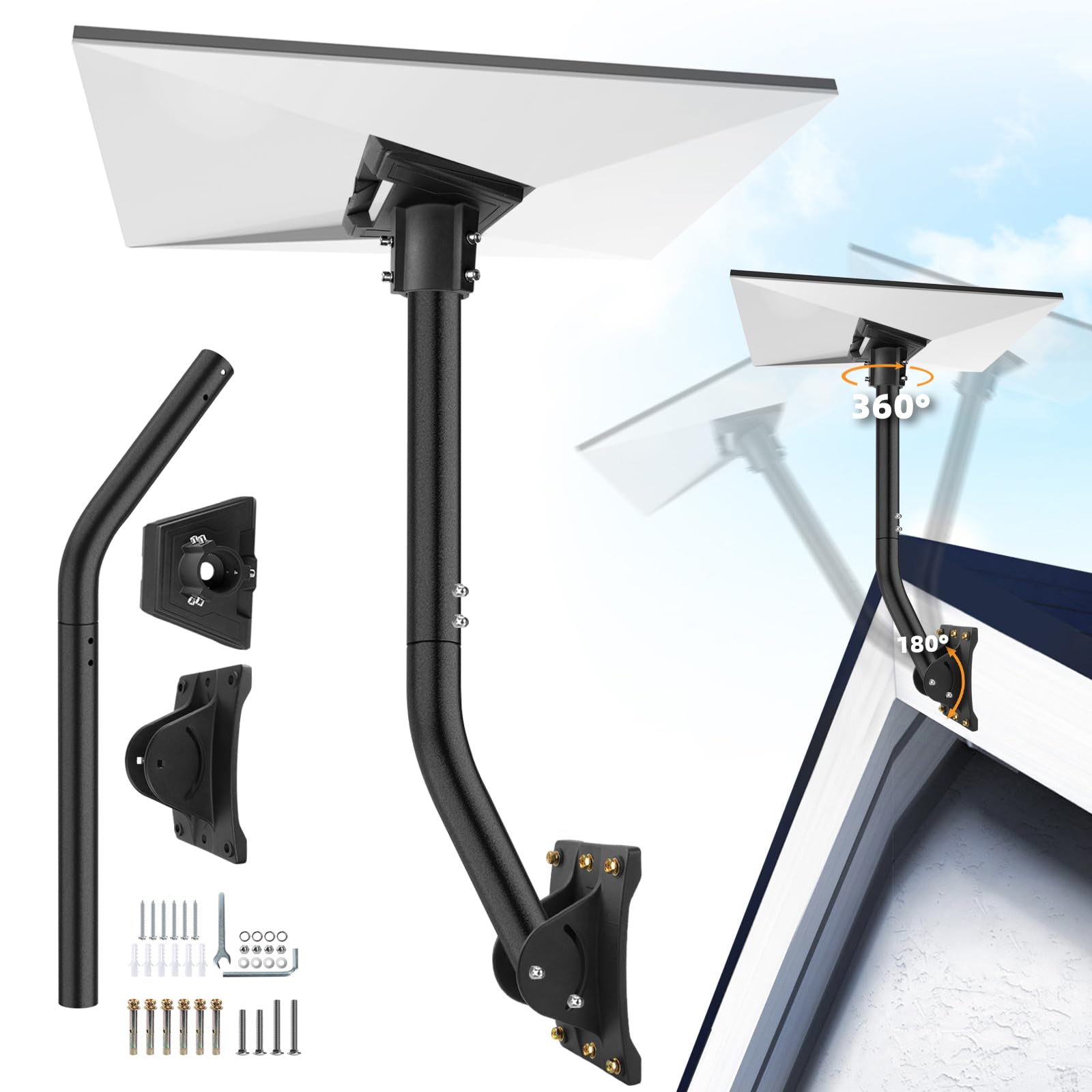 TolleSonne Mount for Starlink Gen 3 with Pipe Adapter, Adjustable ...