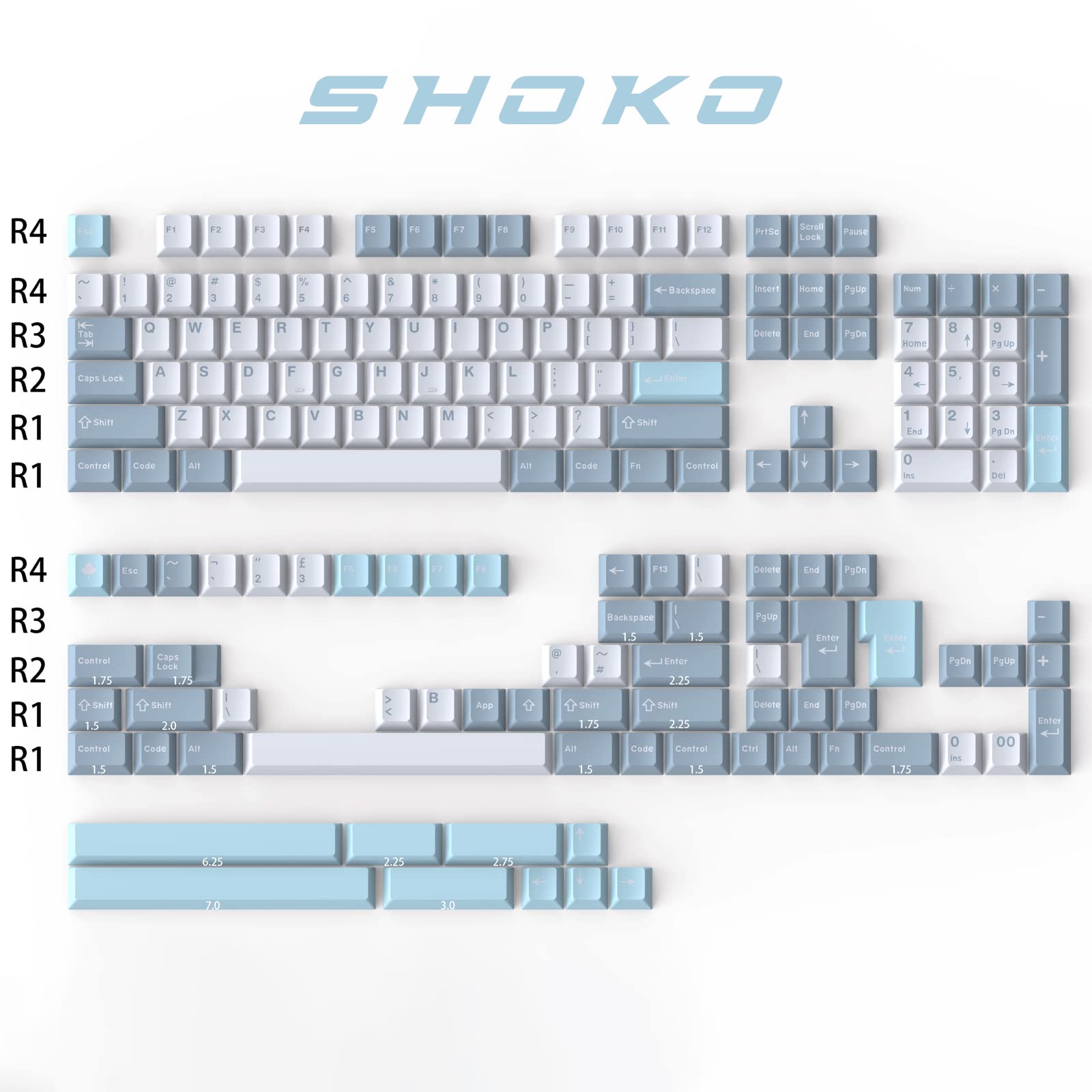 Mua Hyekit Keycaps 171 Keys Shoko Custom Keycaps Doubleshot ABS Keycap ...