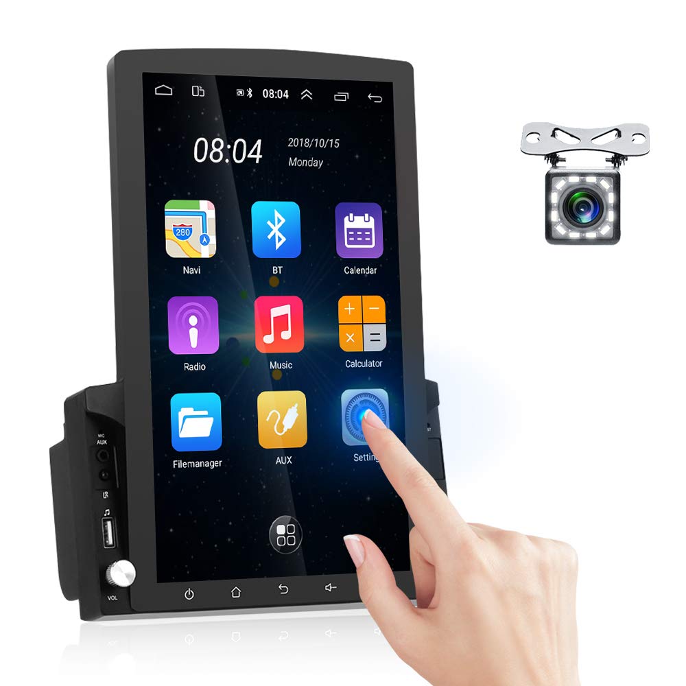 Buy Android Double Din Car Stereo with Bluetooth GPS Navigation 9.7 Inch Vertical Touchscreen ...