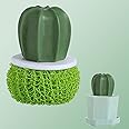 Amazon.com: Dish Brushes Cactus Mini Brush with Drip Tray (3 ...