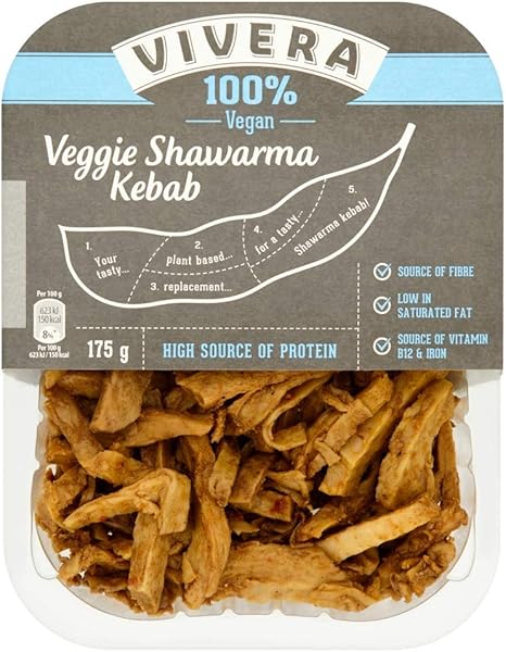 Vivera Veggie Shawarma Kebab, 175g: Amazon.co.uk: Grocery