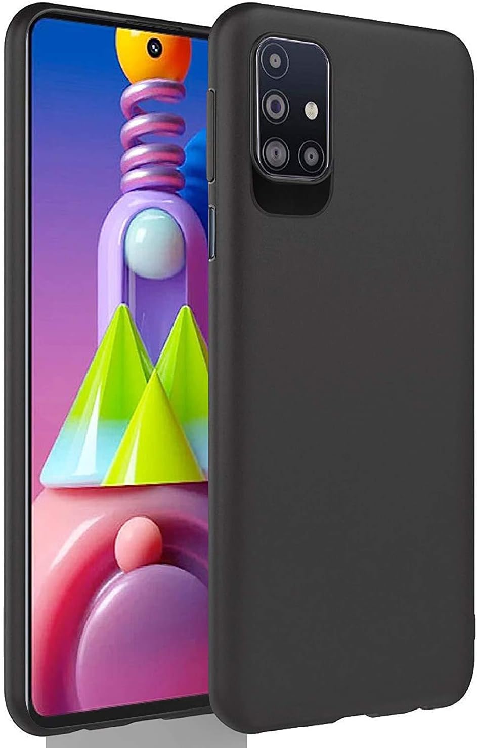 Pikkme Samsung Galaxy M51 Back Cover | Shock Proof Matte Soft Silicon ...