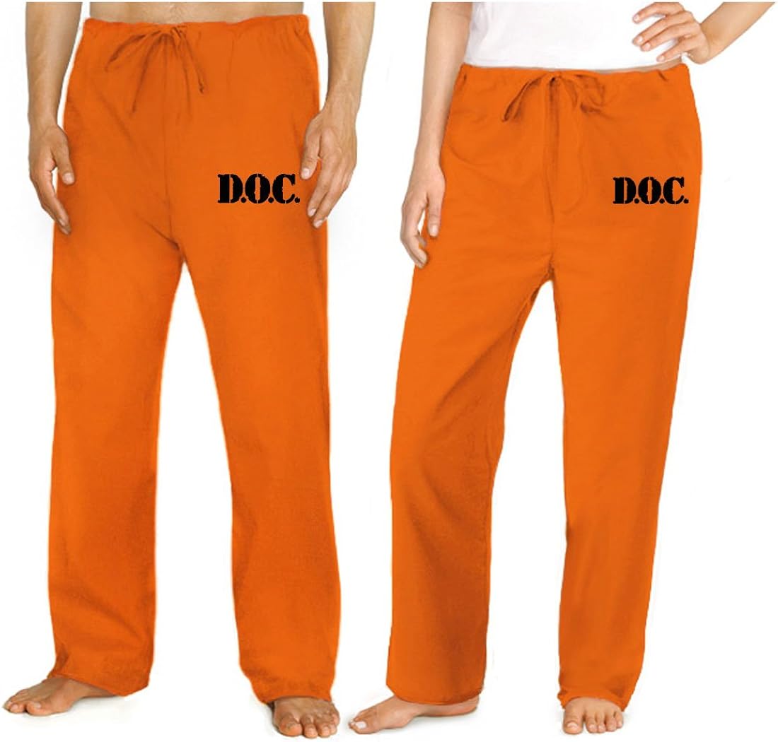 Amazon.com: Broad Bay Prison Costume Orange DOC Convict Uniform ...