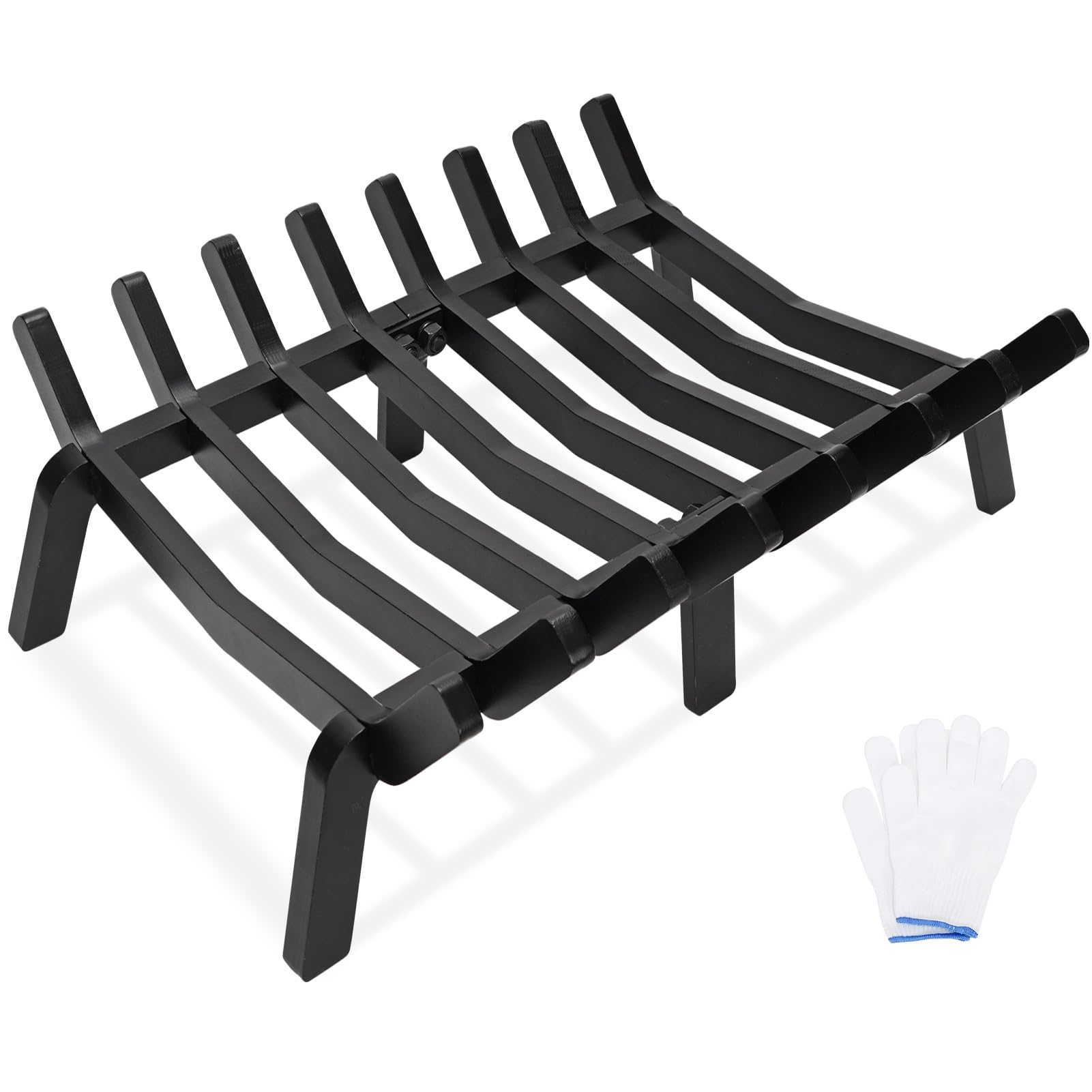 1MORE Fire Pit Grate Log Grate, Fireplace Grate 20 inch Heavy Duty ...