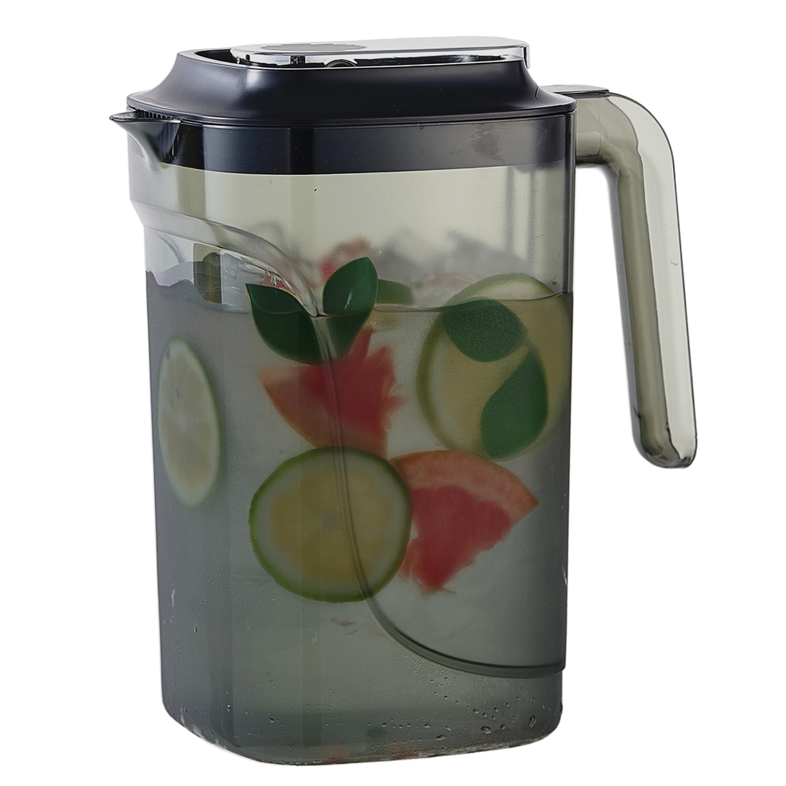 YYZIIOQ 72oz/2100ml Plastic Pitcher with Lid, Jug for Fridge, BPA-Fre ...