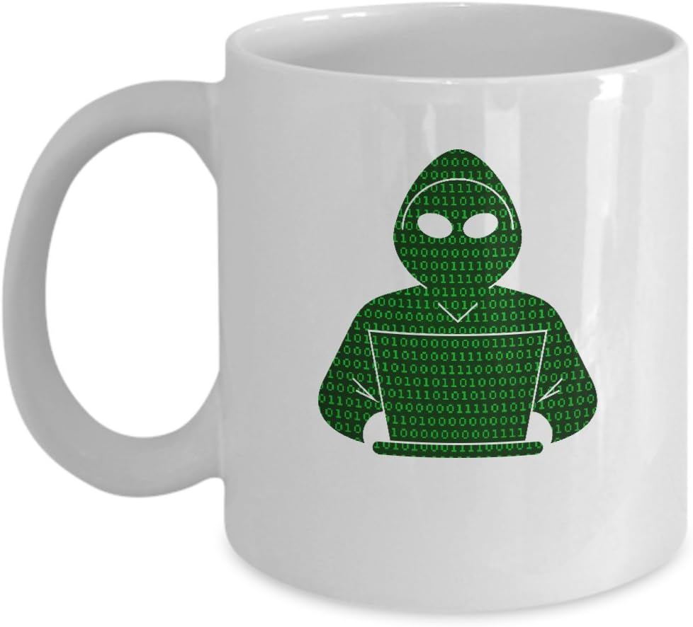 Amazon.com: Hacker Coffee Mug - Gift for Computer Nerd - 11 oz Ceramic ...