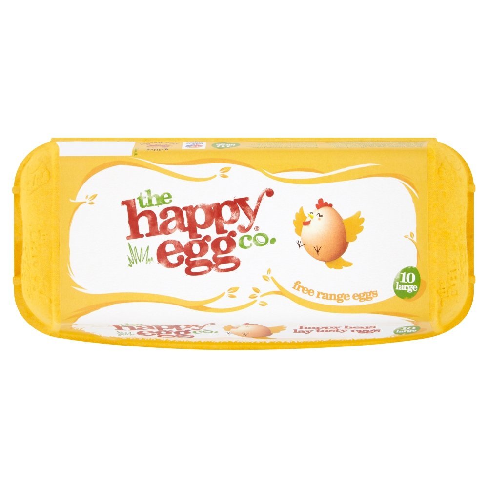 Happy Egg 10 Large Free Range Eggs: Amazon.co.uk: Grocery