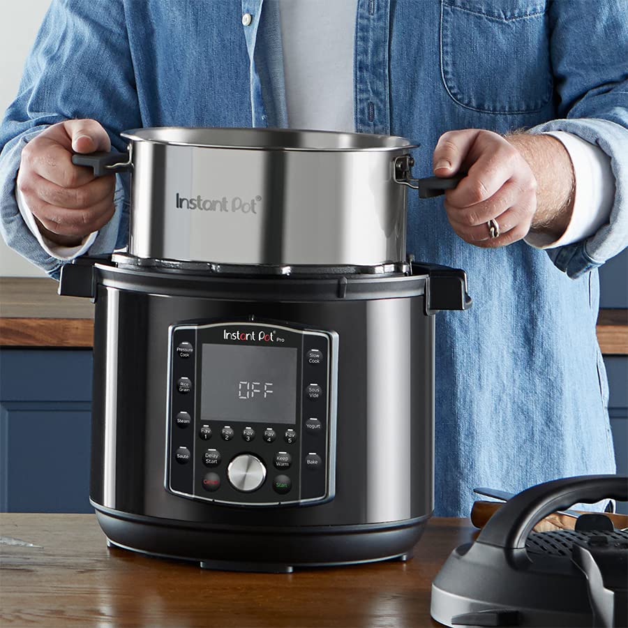 Instant Pot Pro Olla a presión 10 en 1, olla de cocción lenta, olla ...