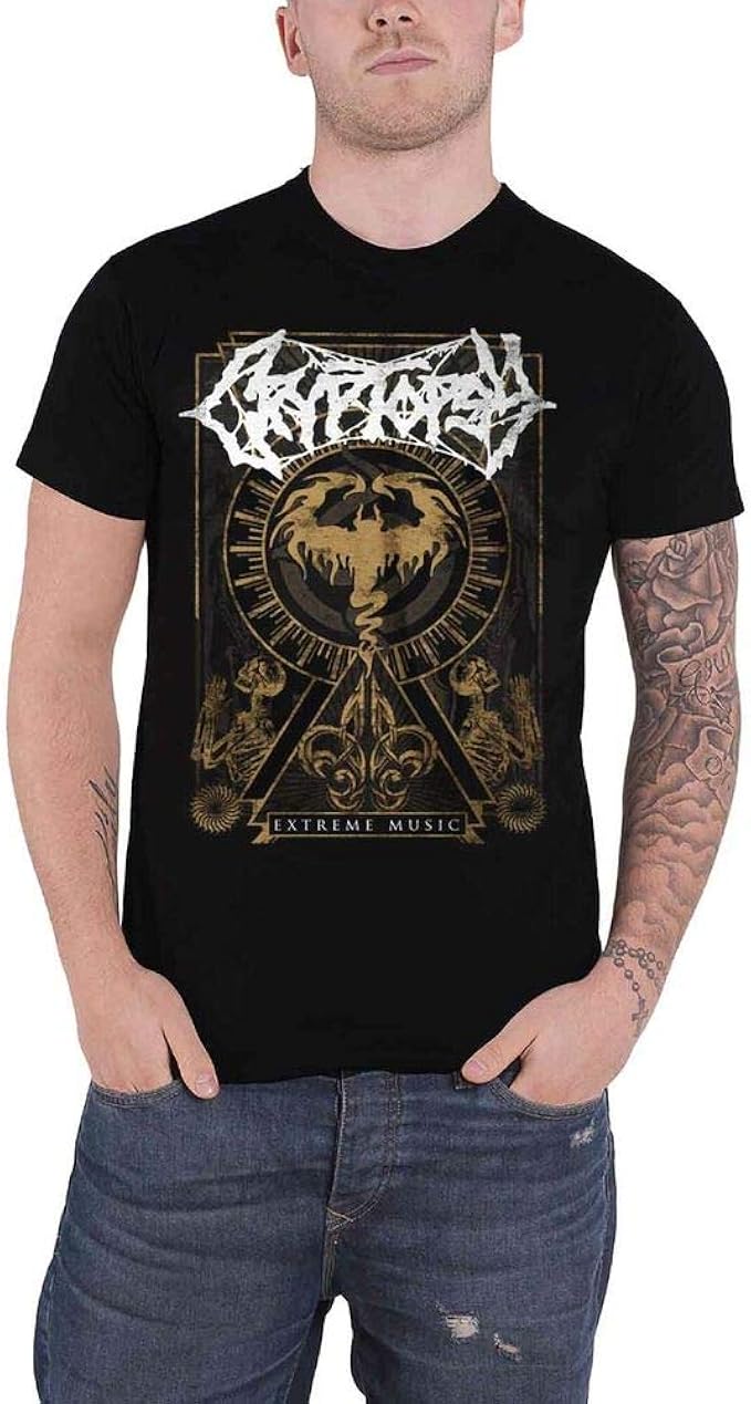 Cryptopsy T Shirt Extreme Music Band Logo New Official Mens Black ...