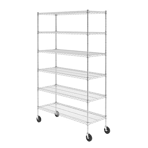 SafeRacks - NSF Certified Storage Shelves, Zinc, Heavy Duty Steel Wire ...