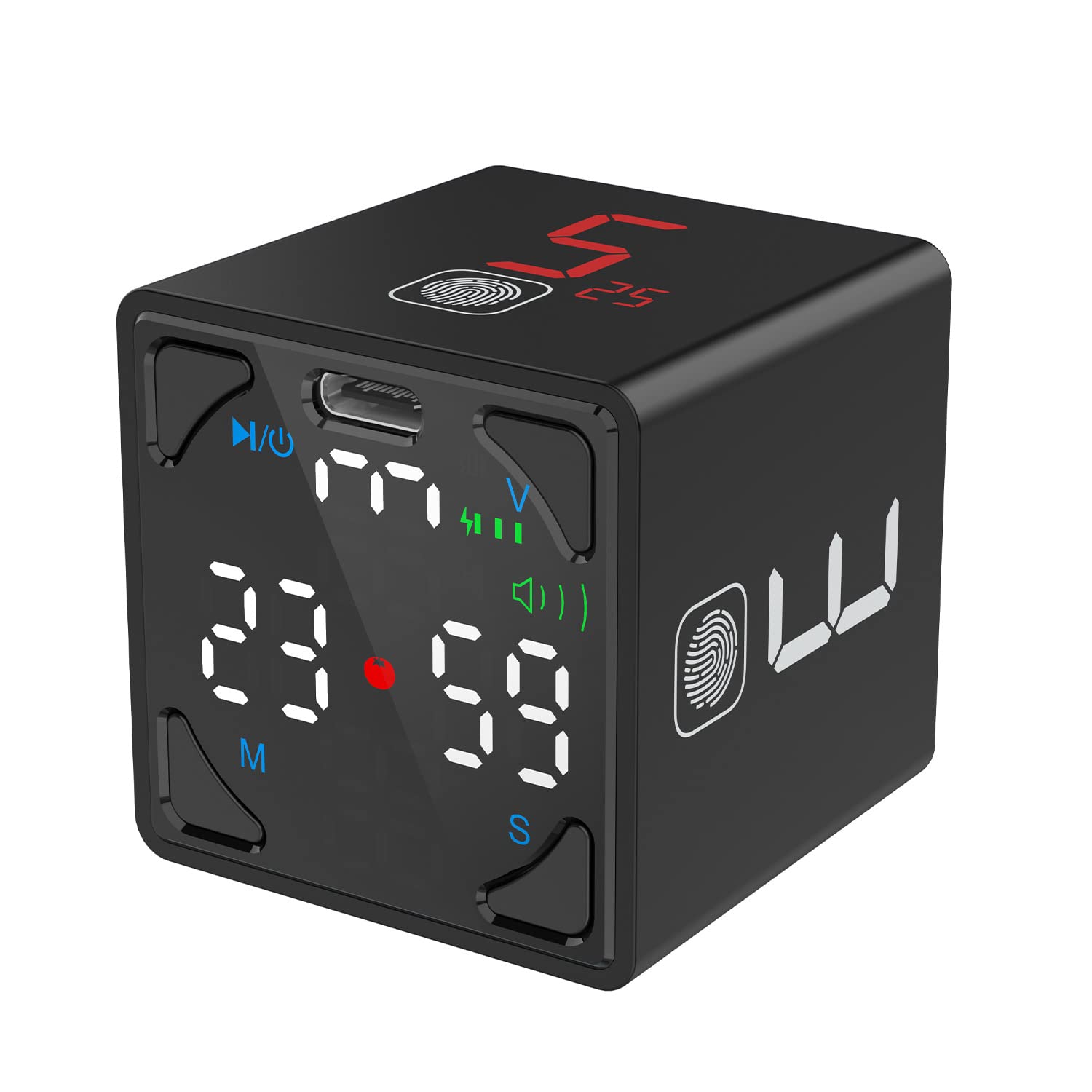 Mua TickTime Cube Timer Start Just Turn Down The Pomodoro Timer, Touch LED Panel, 3 Levels of ...