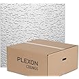 32 Pack of Plexon 12" x 12" Ceiling Tiles, Textured Finish, White ...