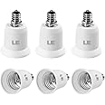 E17 to E26 Light Bulb Socket Base Adapter Converter - Converts ...