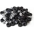 Amazon.com: LEGO City Complete Wheel Assembly Lot, 20 Black Axles, 40 ...