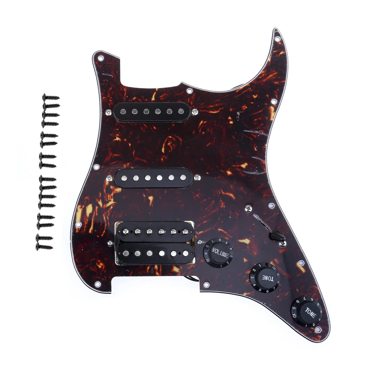 Mua Musiclily 11-Hole HSS Prewired Strat Loaded Pickguard Scratch Plate ...