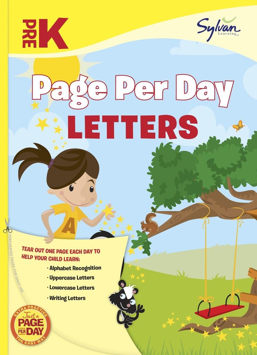 Mua Pre-K Page Per Day: Letters: Alphabet Recognition, Uppercase ...