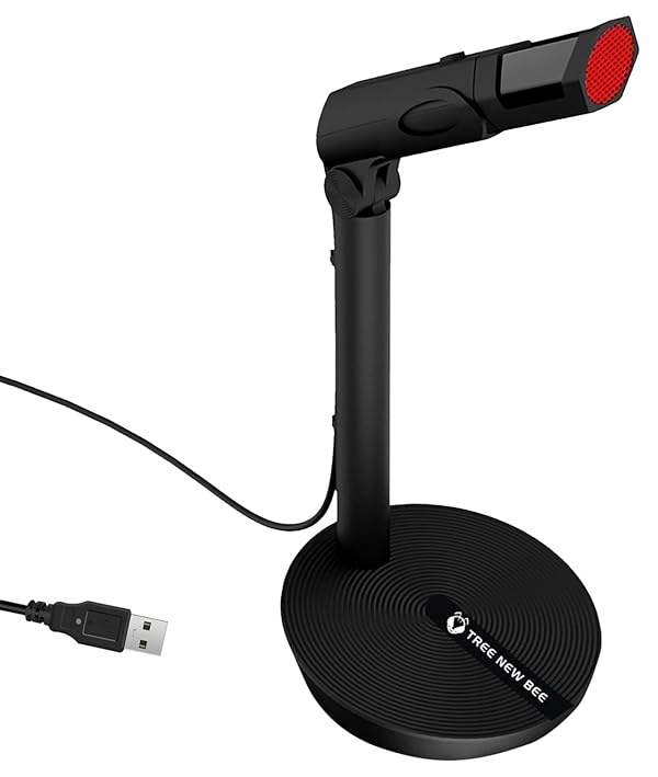 Tree New Bee TNB-MIC01 USB Plug and Play Studio Adjustable Desktop ...