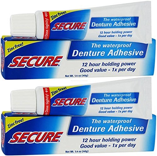 Secure Denture Adhesive Cream - Pack of 2: Amazon.co.uk: Beauty
